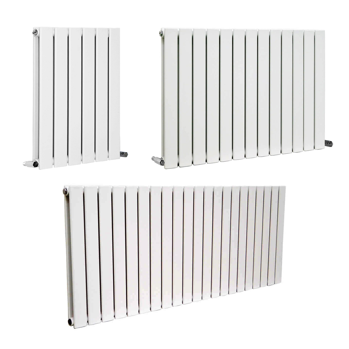 Karlstad 600 x 410mm Sapphire Blue Single Flat Panel Horizontal ...