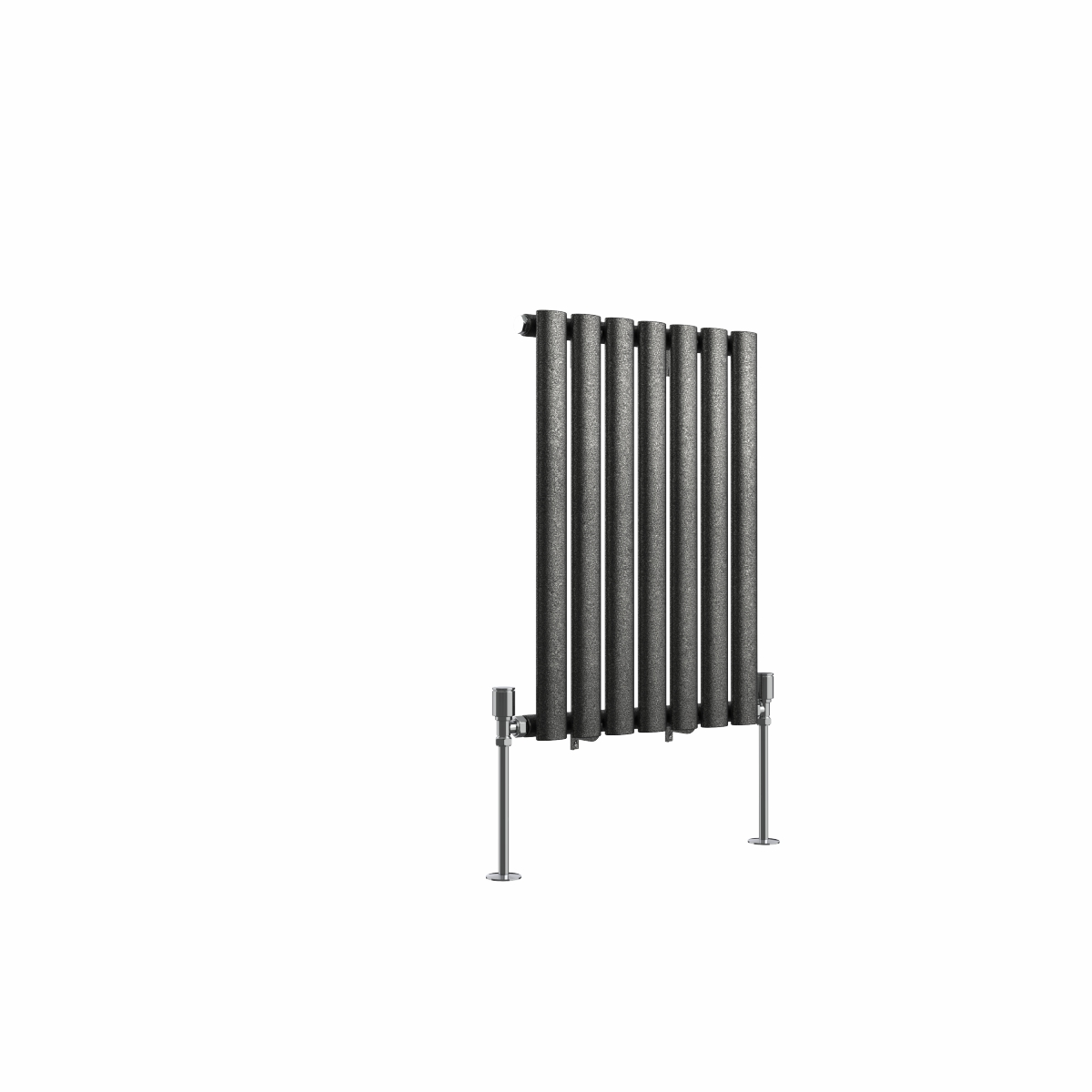 Norden - Anthracite Horizontal Oval Column Designer Radiator- 600mm ...