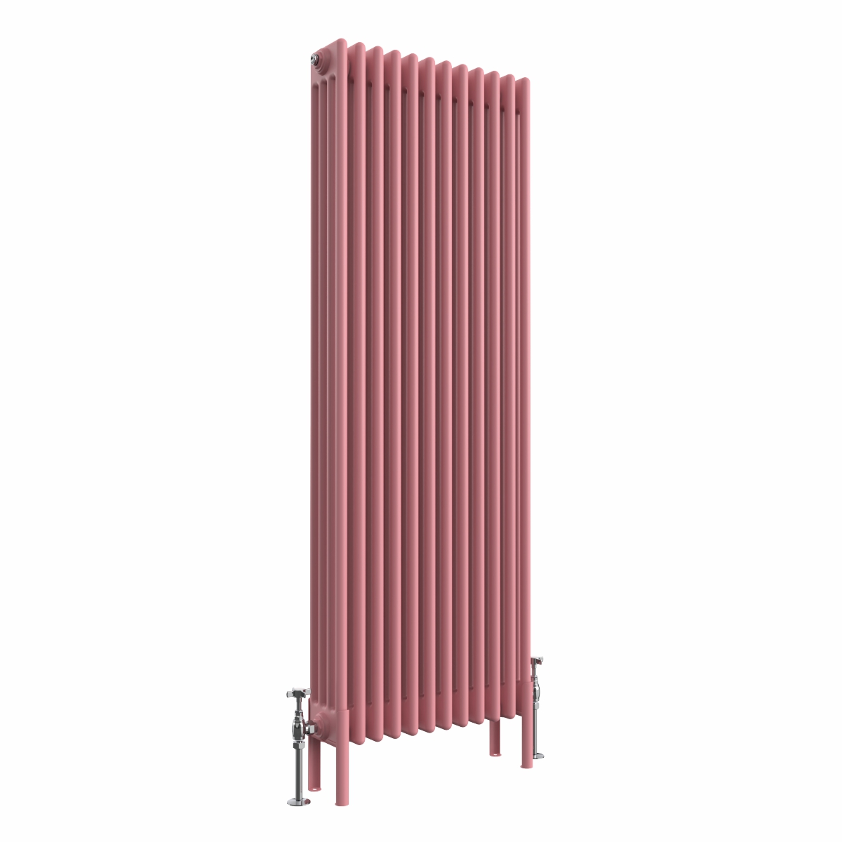 Bern - White Traditional Vertical Double Column Radiator - Choice of Size