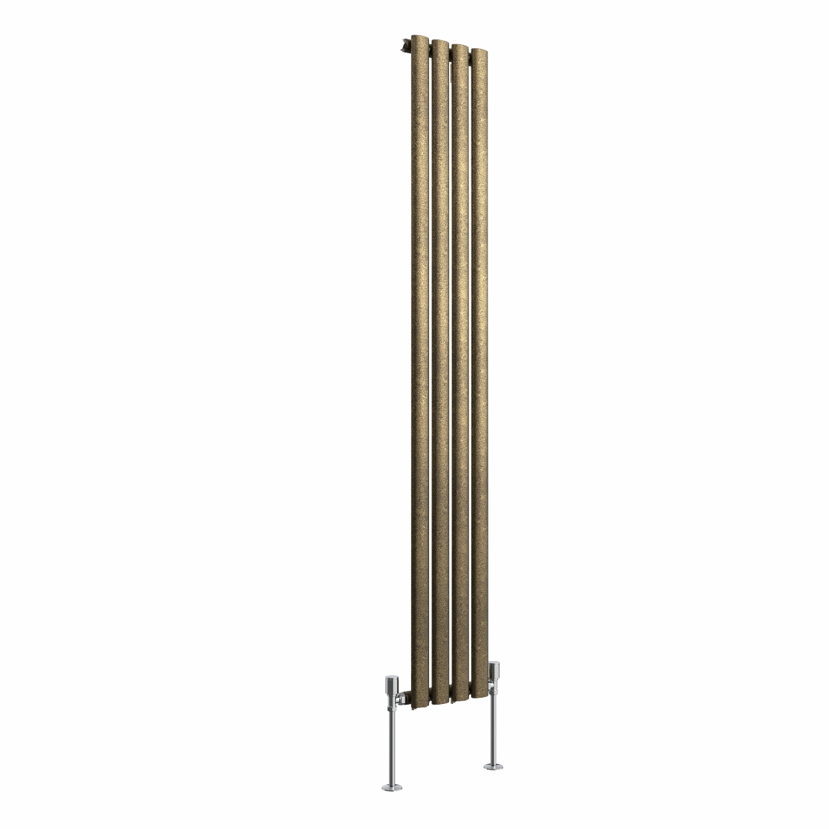 Norden Black Gold Vertical Column Coloured Radiator - Choice of Size